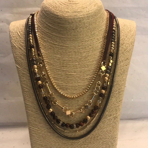 White House Black Market | Jewelry | Whbm Layered Necklace | Poshmark